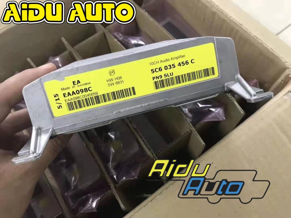 For VW Beetle Jetta Scirocco Dynaudio 10CH channels Amplifier 5C6 035 ...